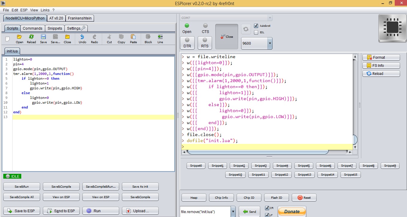 LUA Programming Using ESPlorer IDE Tutorial | 14core.com LUA Programming Using ESPlorer IDE Tutorial | 14core.com