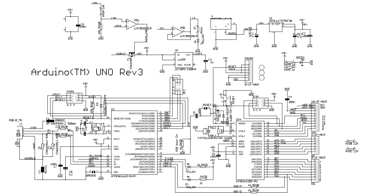 Schematic Arduino Uno R3