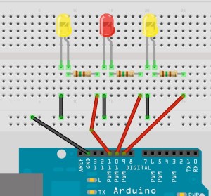 Flashing LED FX Random light effect on PWM | 14core.com