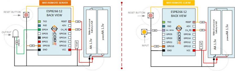 Wiring And Programming Esp8266 1212e Nodemcu As Wifi Remote Client
