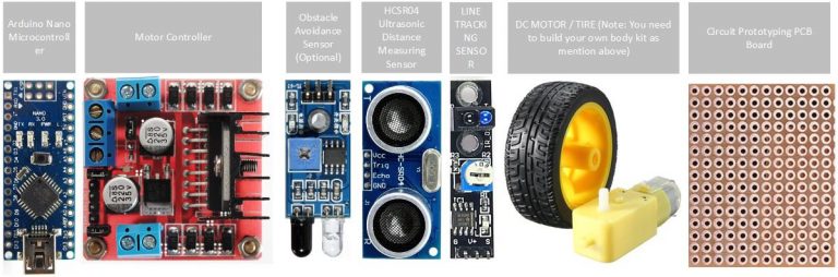 14CORE Mini Sumo Robot with Multi-senors on Arduino Microcontroller ...