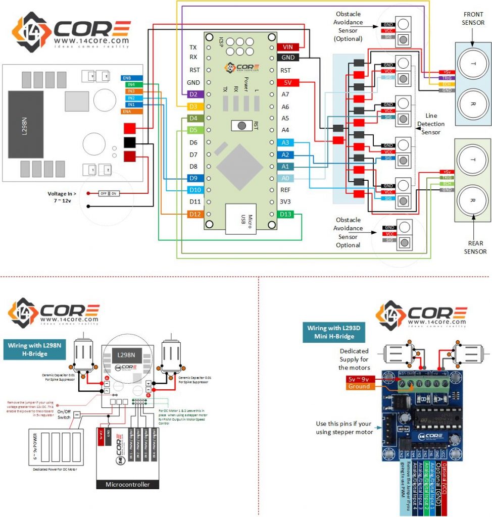 sumobot-arduino-l298n-motor-h-bridge-14core-01 | 14core.com