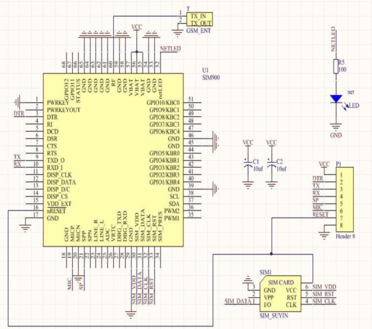 How to wire SIM900A / SIM-900A with Raspberry Pi & Orange Pi Using Python Code Via AT Command 🤖 ...